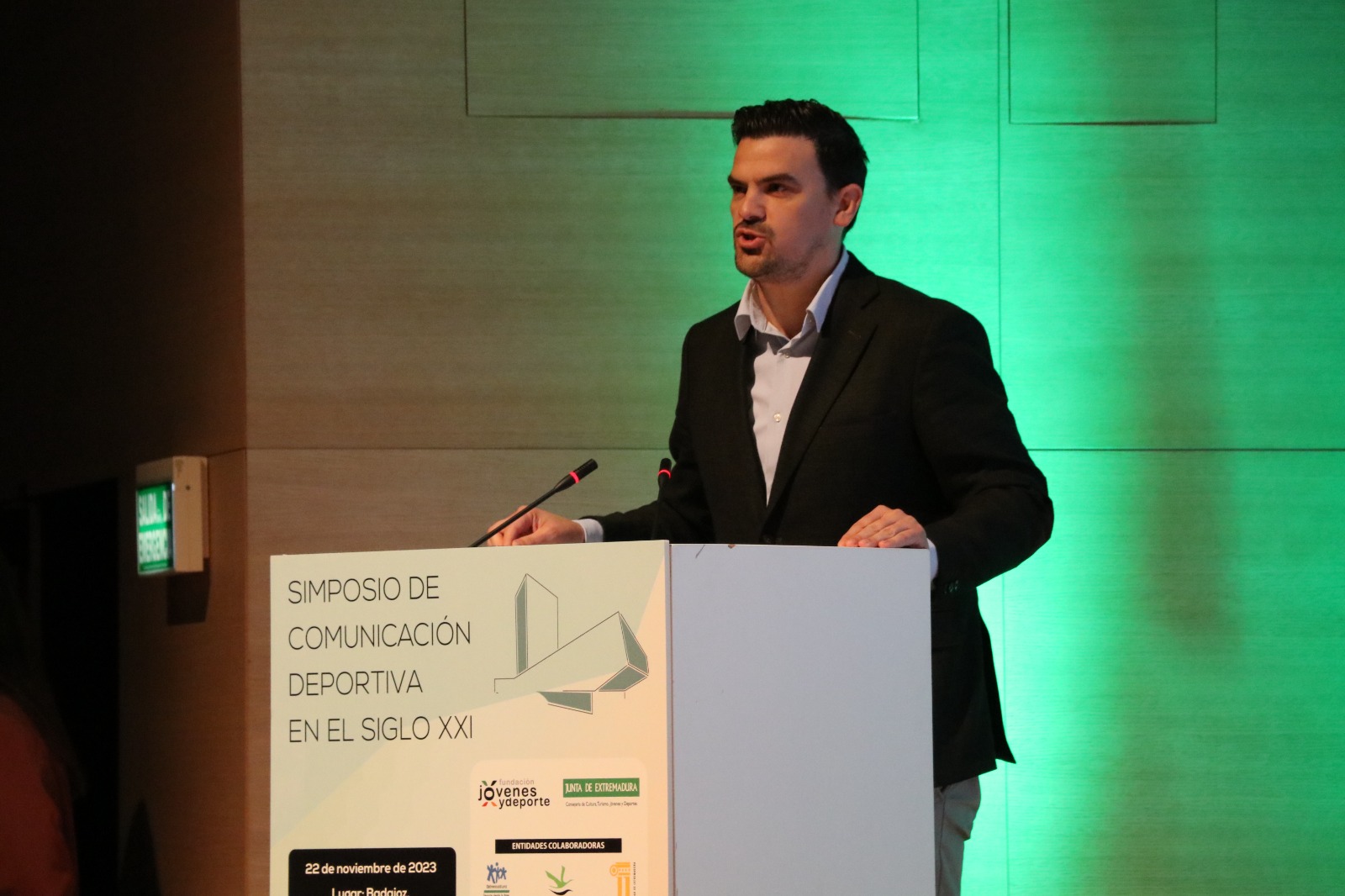 20231122 La Junta subraya su apuesta por la formación en el Simposio de Comunicación Deportiva ...